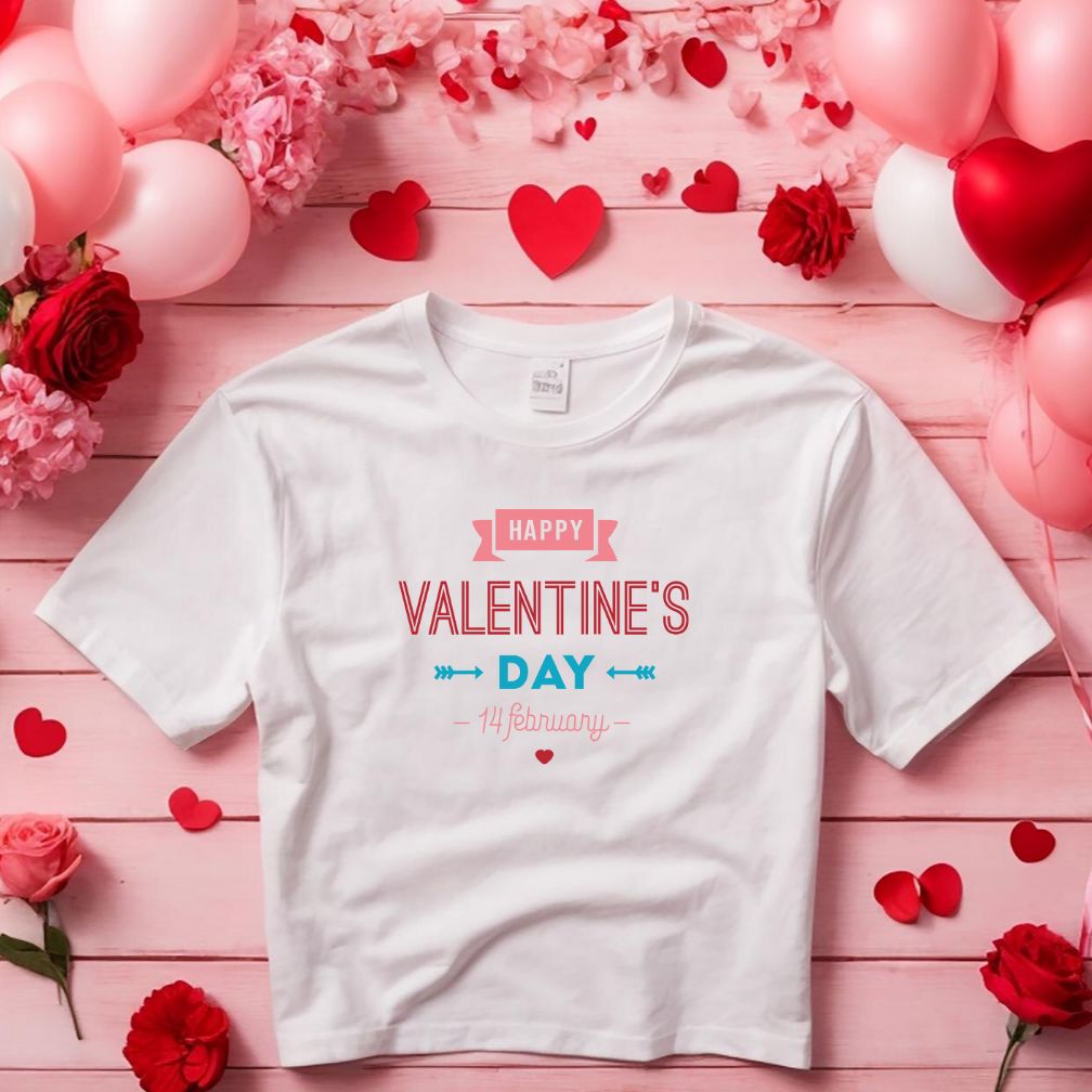 Happy Valentine Day 14 Feb Vector - Design Shop by AquaDigitizing
