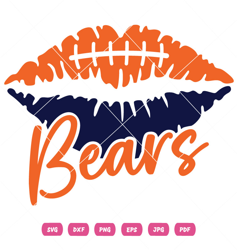 Bears Lips Vector - Design Shop by AquaDigitizing