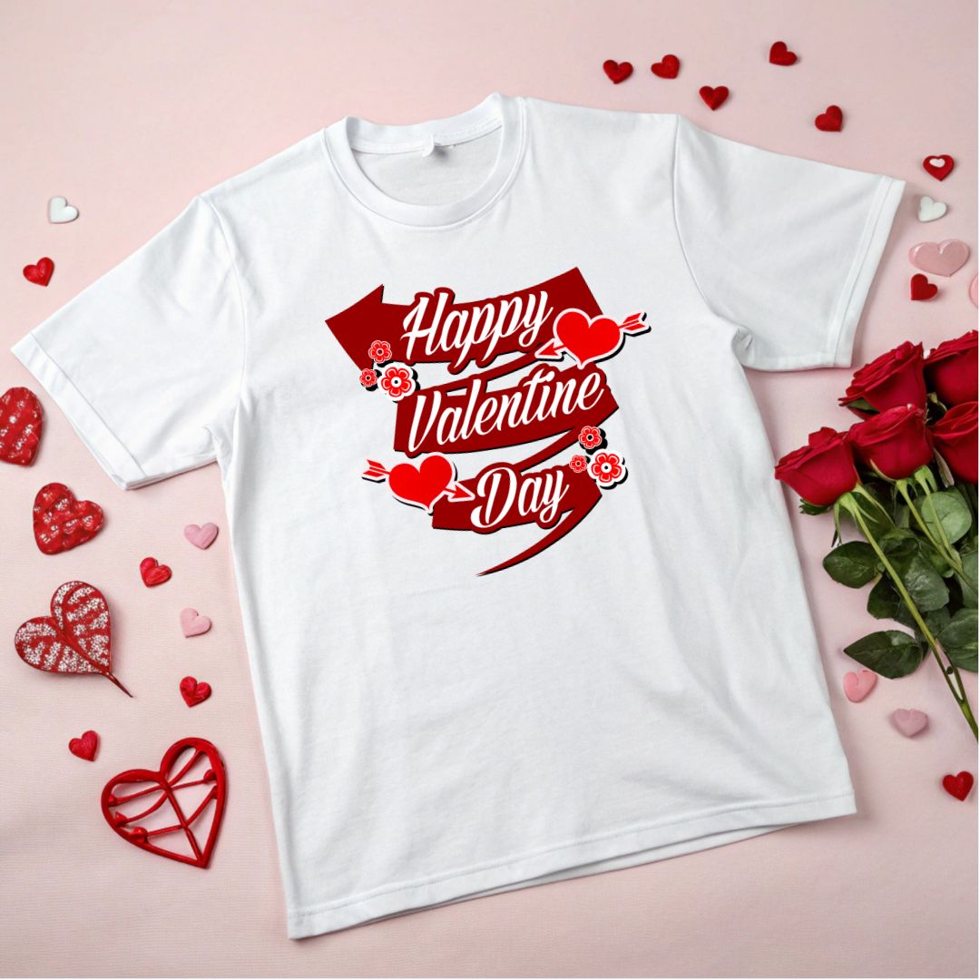 Happy Valentines Day Hearts And Flower SVG Happy Valentines Day Vector ...