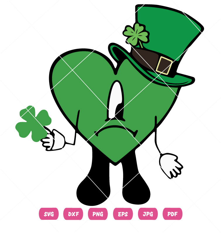 Bad Bunny Heart Vector - Design Shop by AquaDigitizing