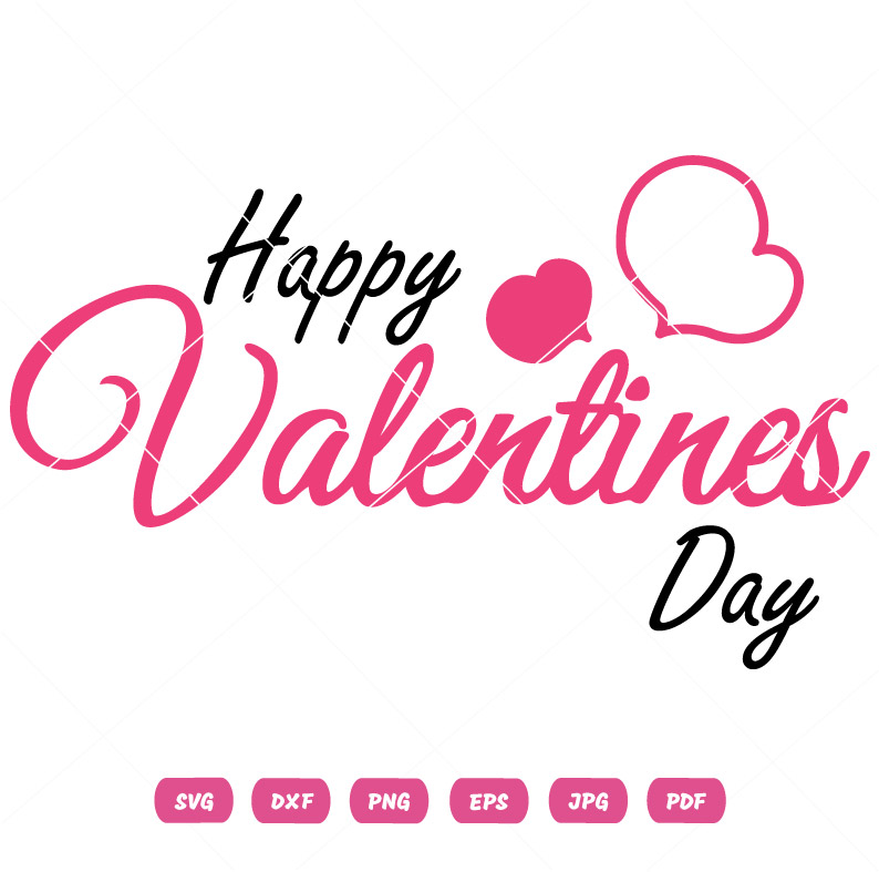 Happpy Valentines Day Design Vector - Design Shop by AquaDigitizing