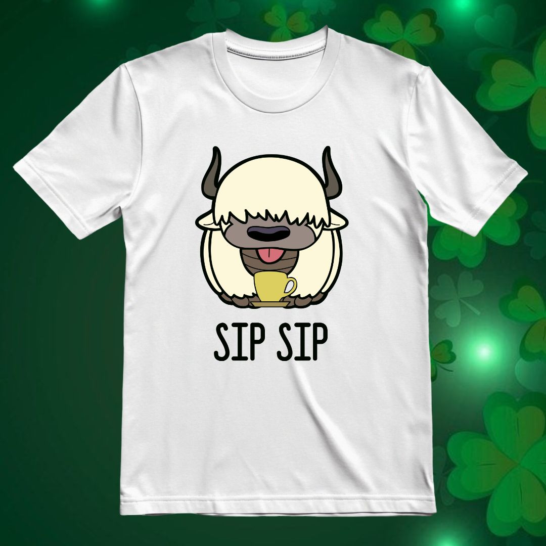 Sip Sip Cartoon Vector - Design Shop by AquaDigitizing