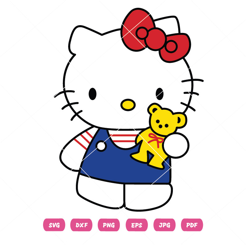 Stylish Kitty Vector - Design Shop by AquaDigitizing