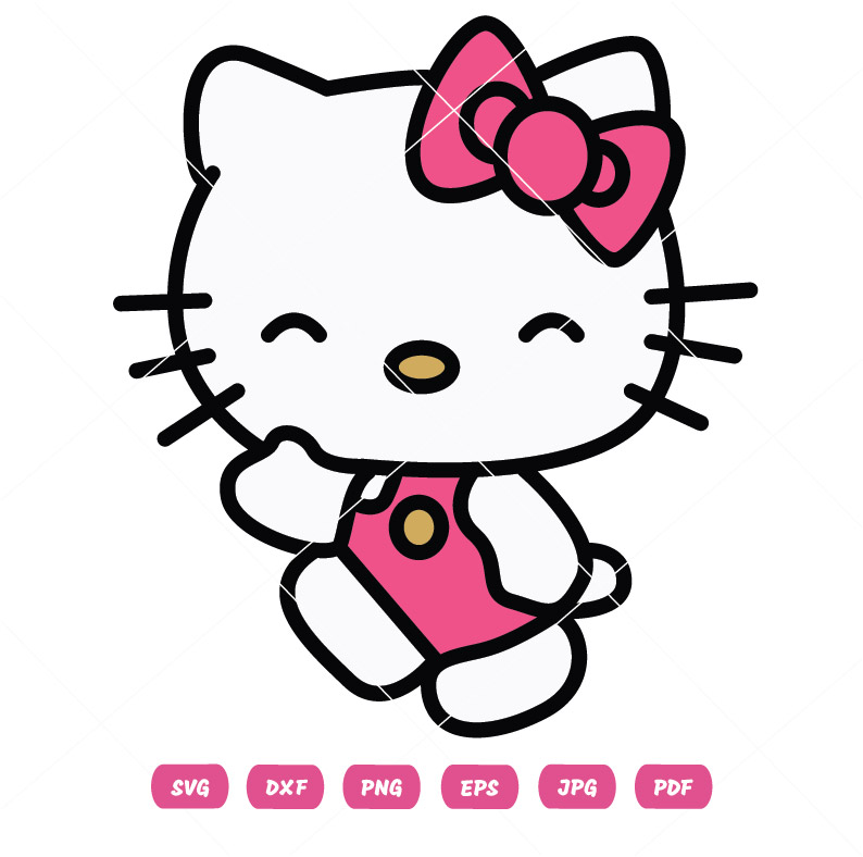 Cute Kitty Vector - Design Shop by AquaDigitizing
