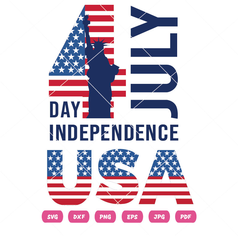 4 July Independence Day - Design Shop by AquaDigitizing