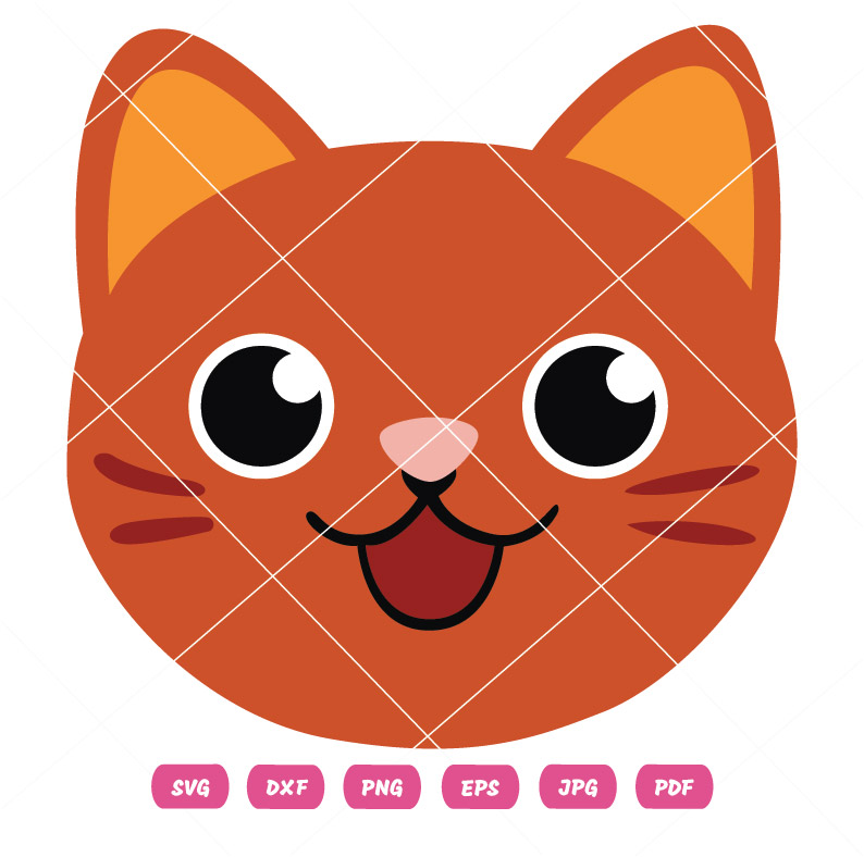 Happy Kitty Vector - Design Shop by AquaDigitizing
