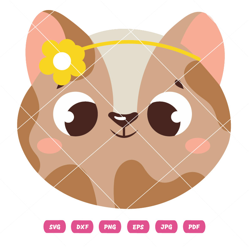 Simple Cat Vector - Design Shop by AquaDigitizing