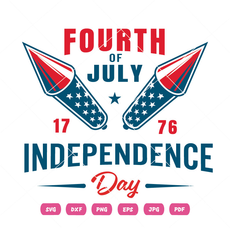 Vector Of Independence Day - Design Shop by AquaDigitizing