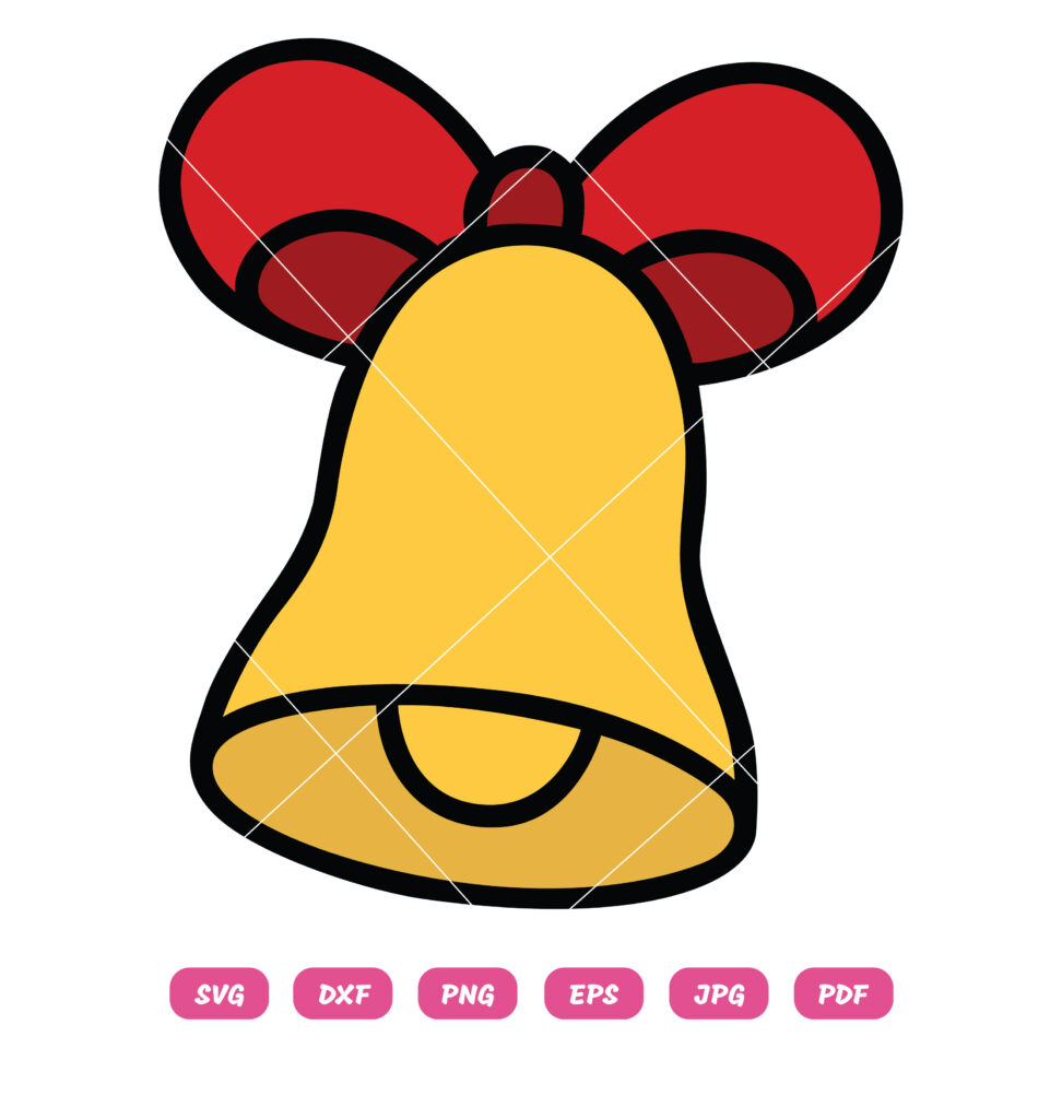Christmas Bell SVG - Design Shop by AquaDigitizing